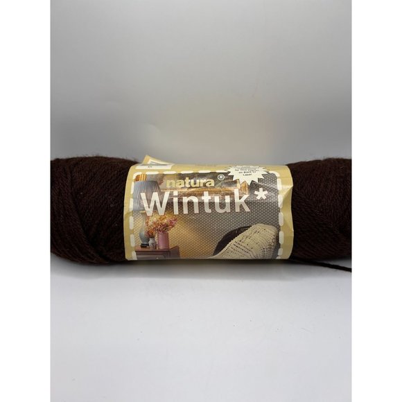 Natura Wintuk | Other | Vintage Natura Wintuk Mothproof Wood Brown 93 ...